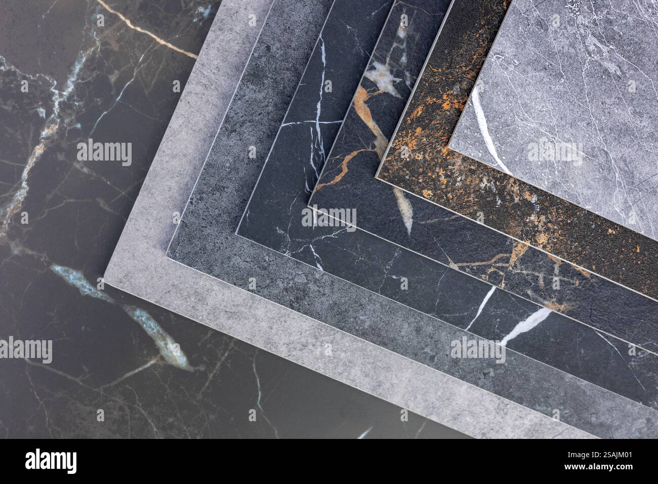 Colored samples of ceramic tiles for kitchen or bathroom interior ...