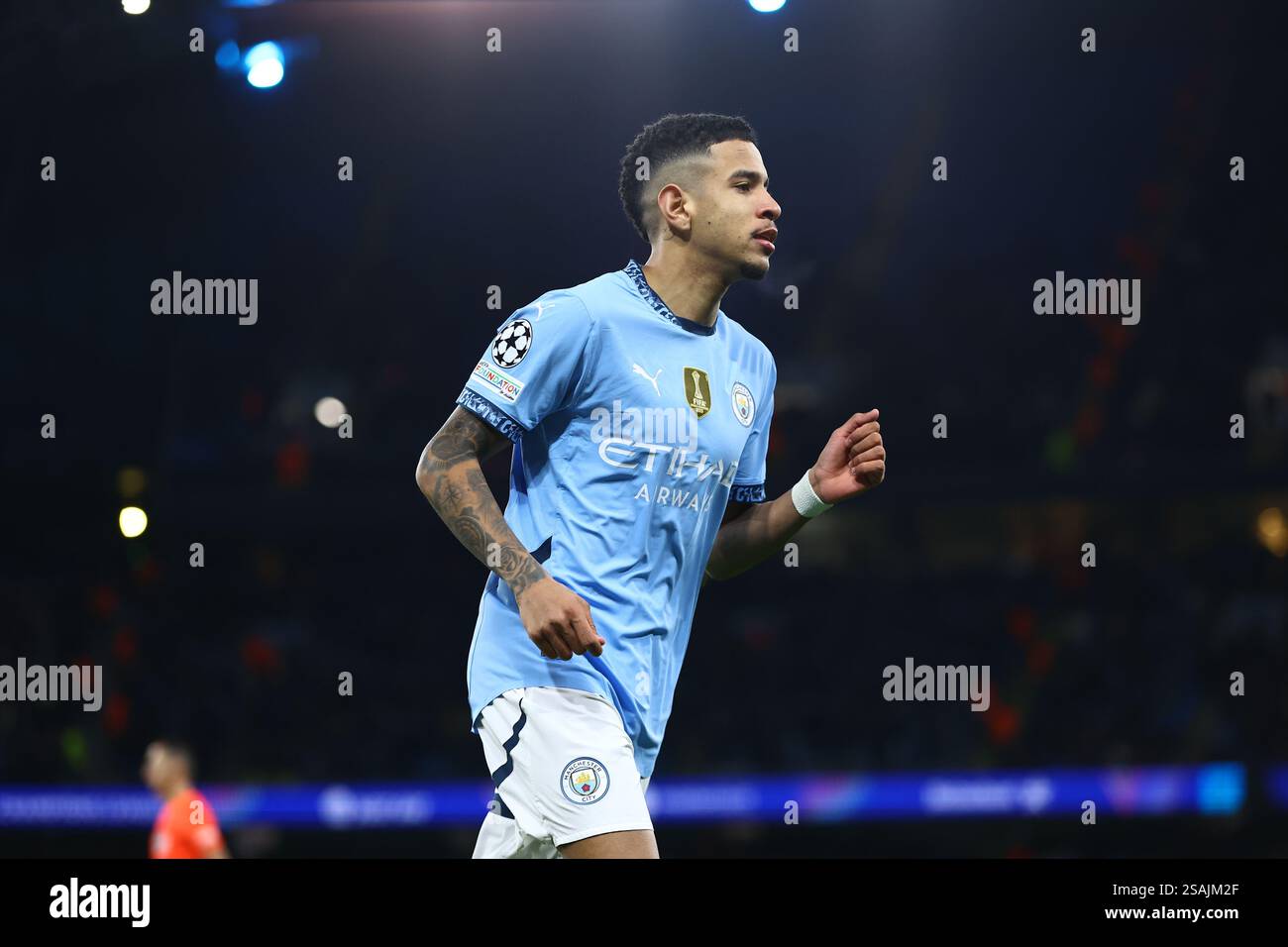 Savinho of Manchester City during Manchester City and Club Brugge ...