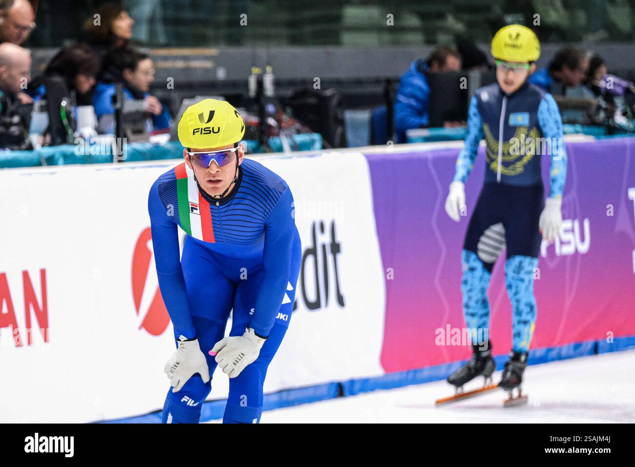 Alessandro Loreggia of the Italy seen at the end of the heat during the ...