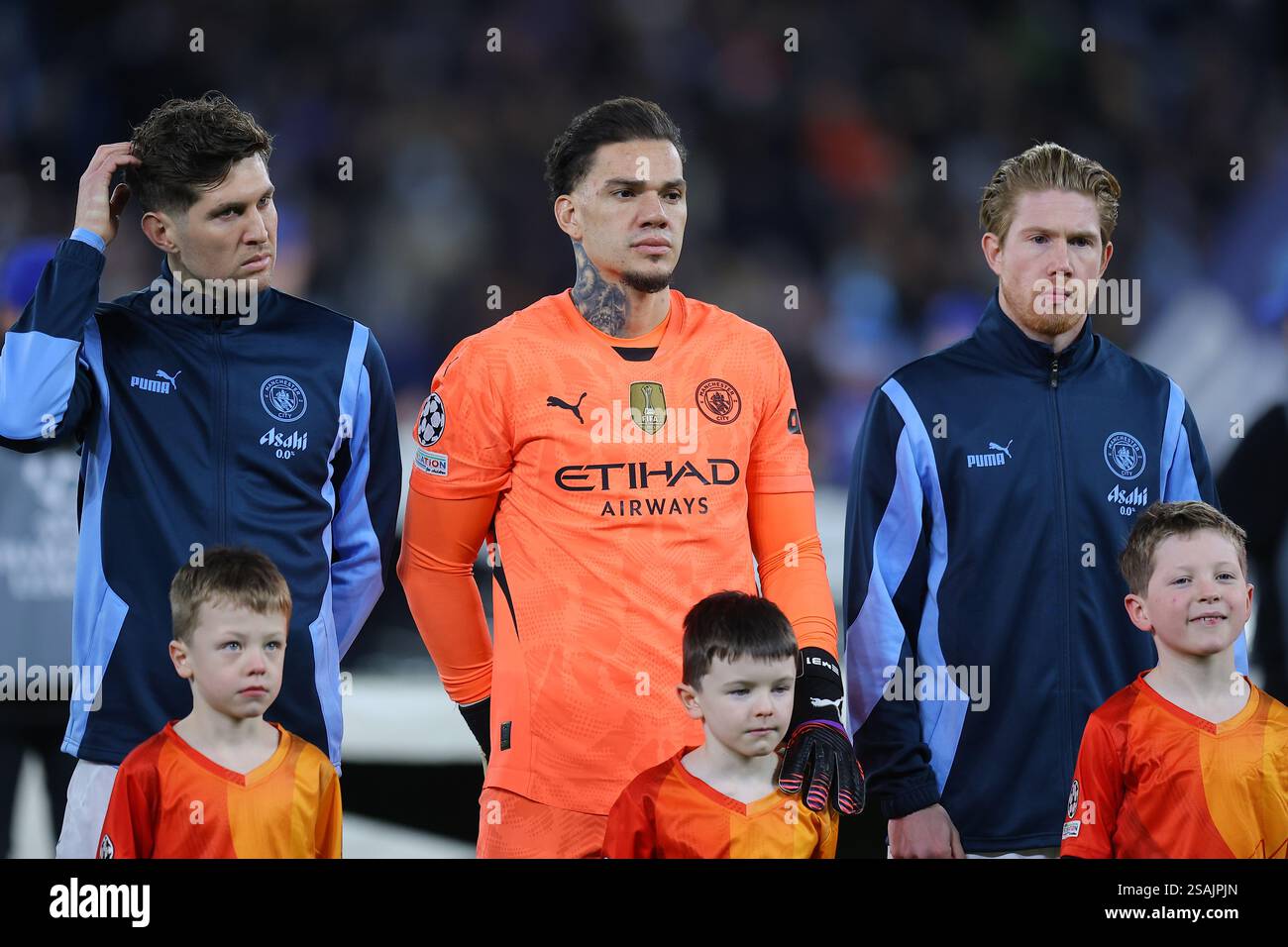 Ederson of Manchester City during Manchester City and Club Brugge ...