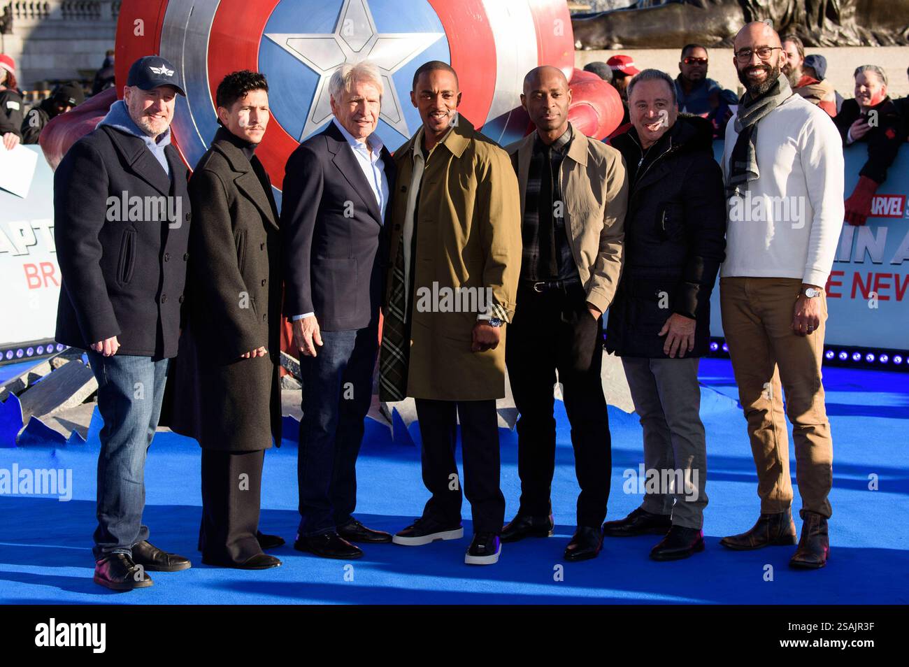 Kevin Feige, Danny Ramirez, Harrison Ford, Anthony Mackie, Julius Onah ...