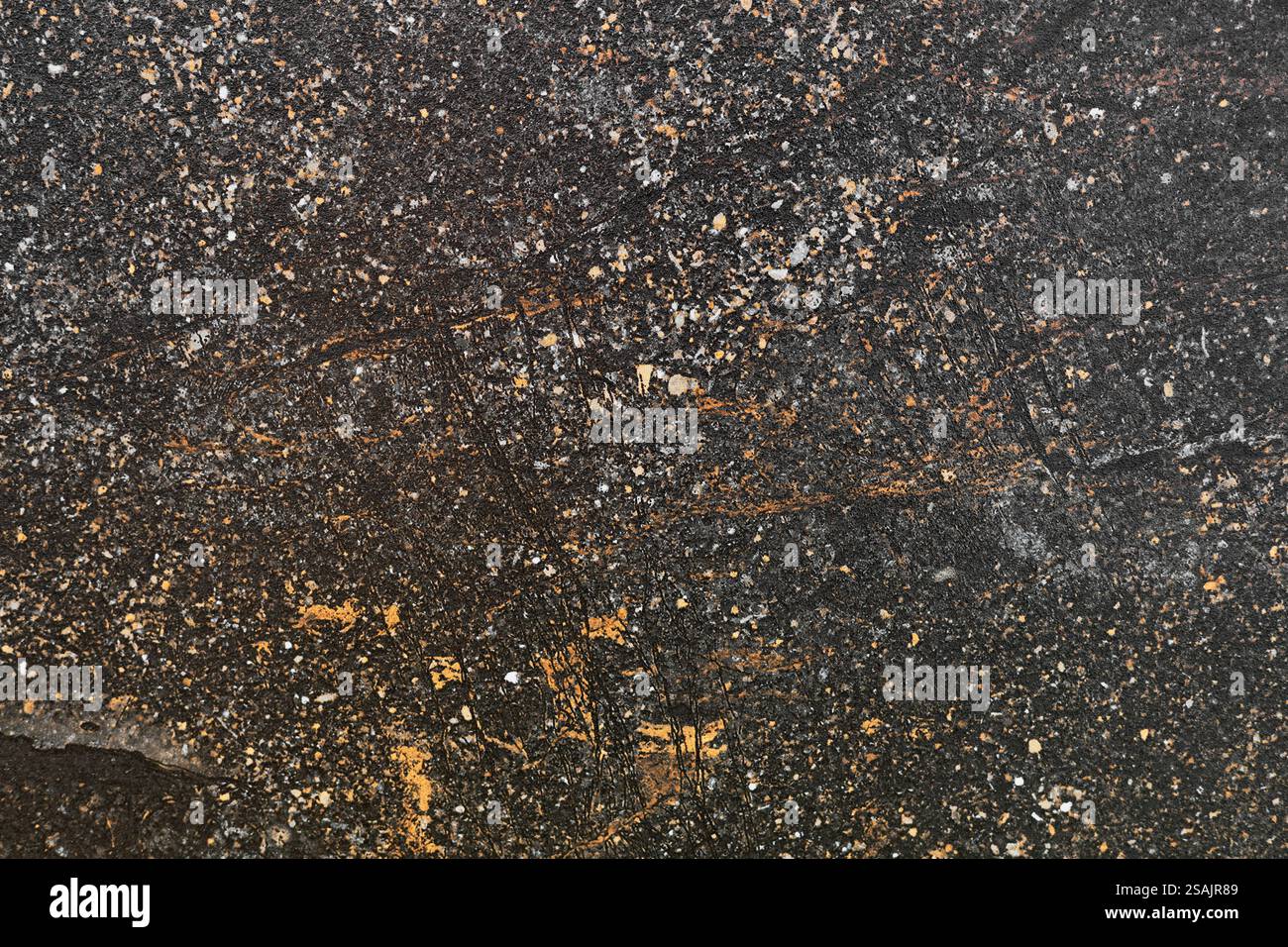 Black dark brown gray stone rock granite basalt texture background ...