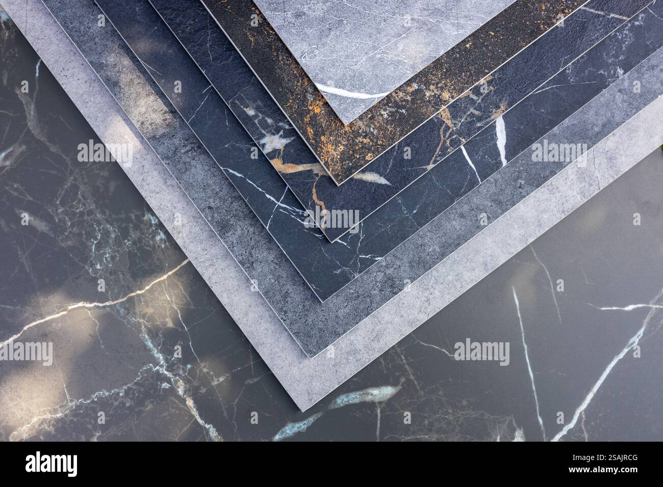 Samples of a ceramic tile. Colored samples of ceramic tiles for kitchen ...