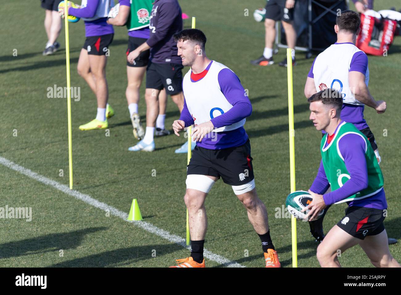 Girona, Spain, 30th January 2025 - Tom Curry training at England men's ...