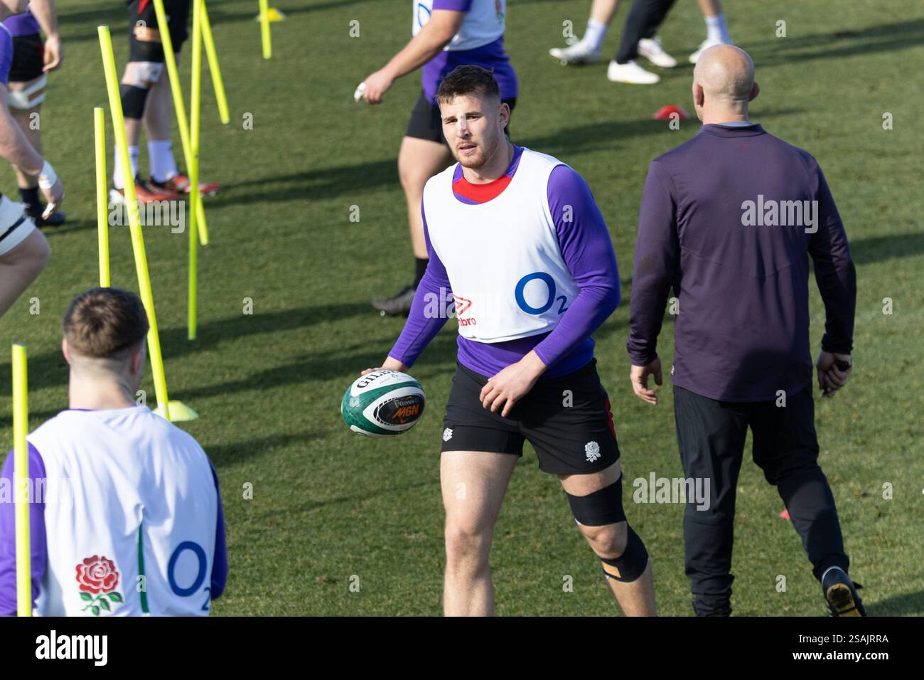 Girona, Spain, 30th January 2025 - Freddie Steward training at England ...