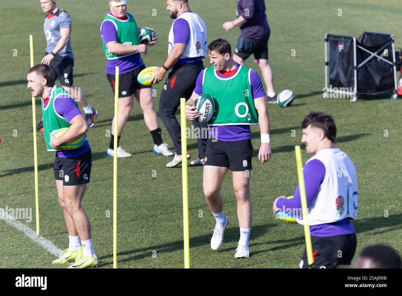 Girona, Spain, 30th January 2025 - England men's Rugby final squad warm ...