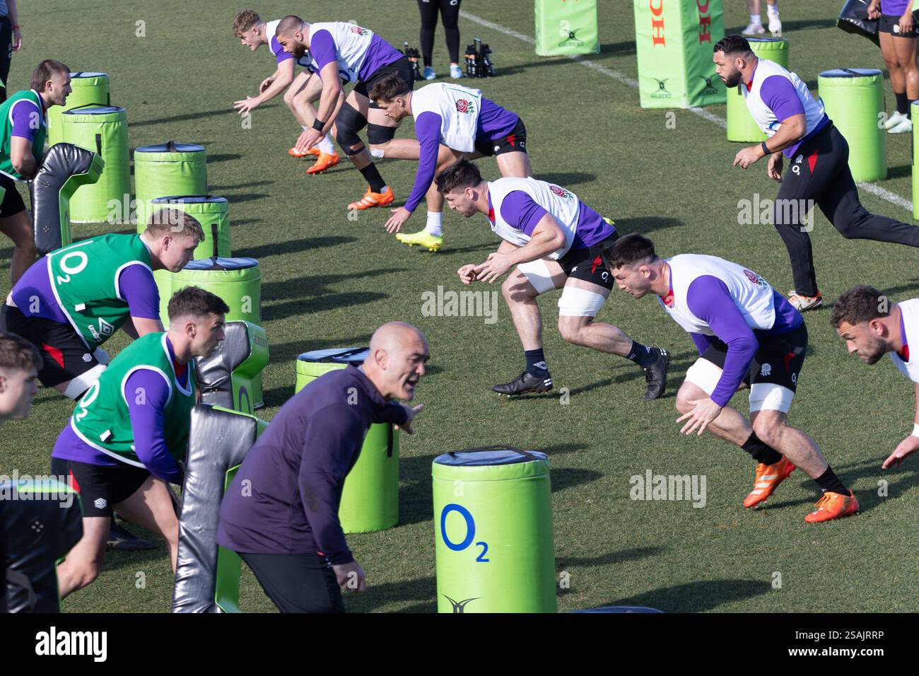 Girona, Spain, 30th January 2025 - England men's Rugby final squad warm ...