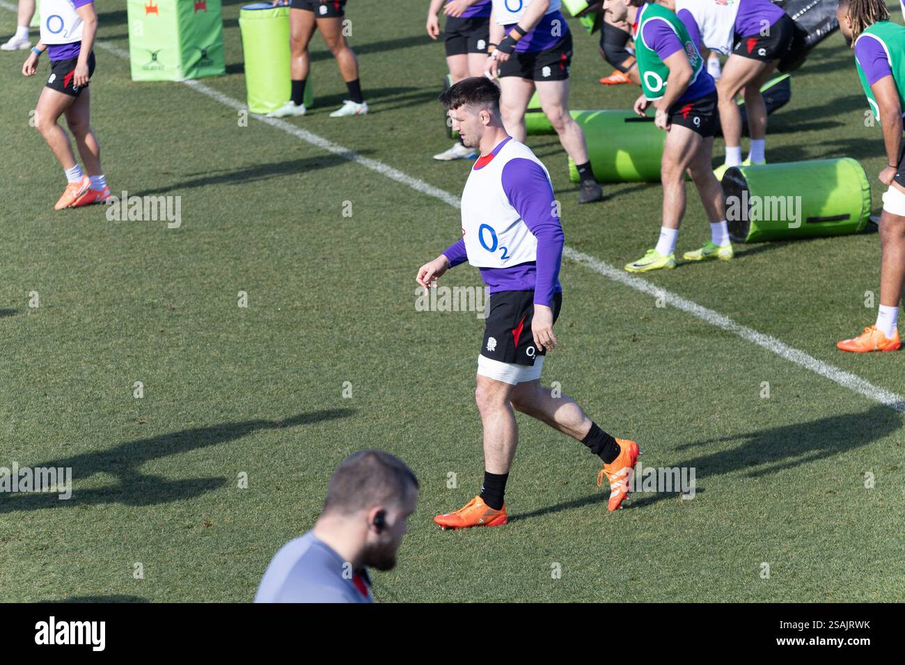 Girona, Spain, 30th January 2025 - Tom Curry training at England men's ...