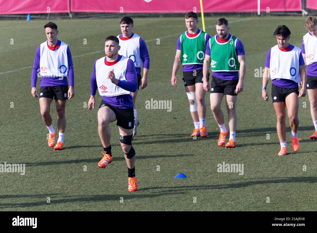 Girona, Spain, 30th January 2025 - Freddie Steward & England backs ...