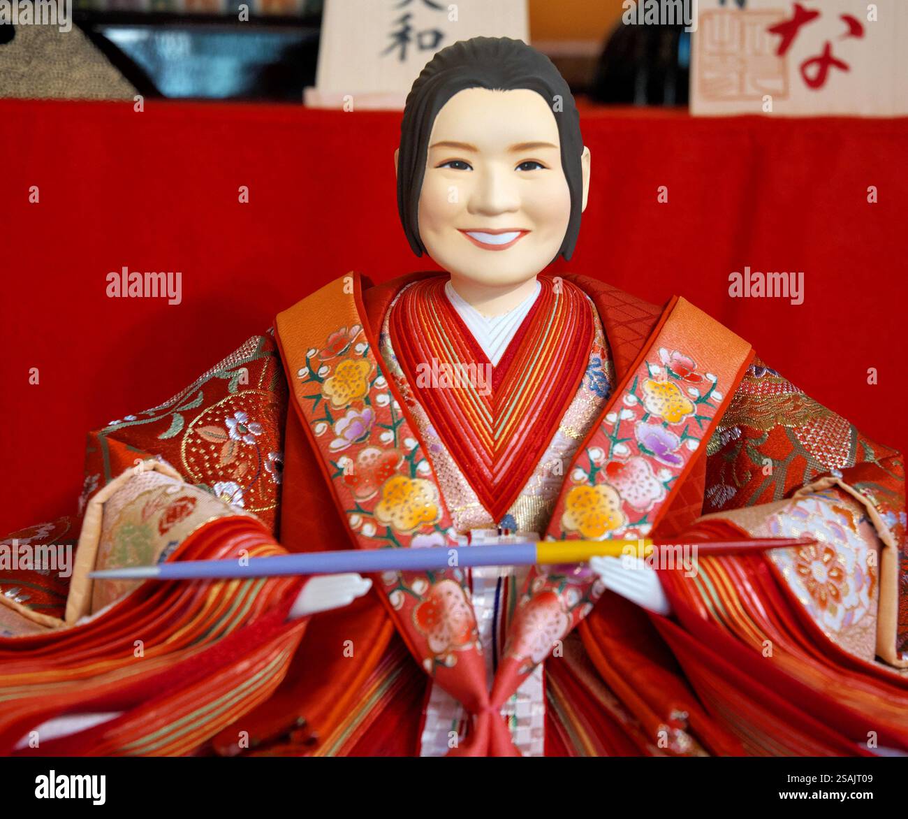 Tokyo, Japan. 30th Jan, 2025. Japan's traditional doll maker Kyugetsu ...