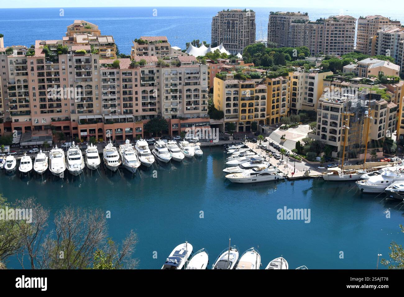 Port de Fontvieille, Montecarlo Monte Carlo, Principato di Monaco ...