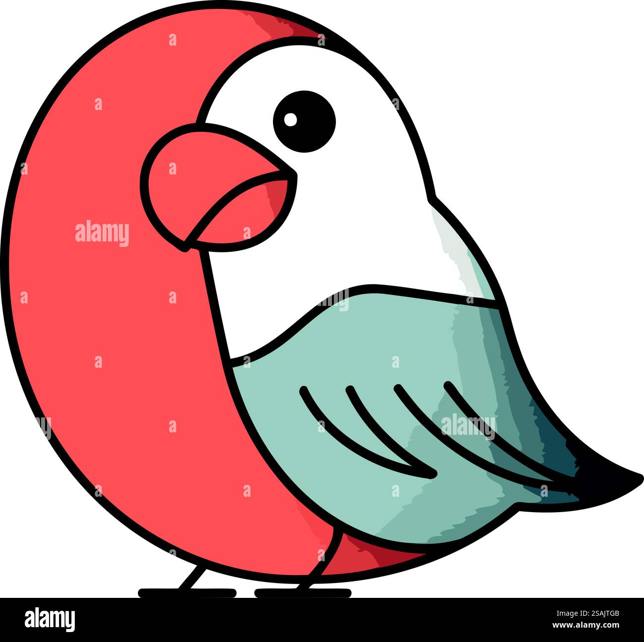cute little bird cartoon vector illustration graphic design vector ...