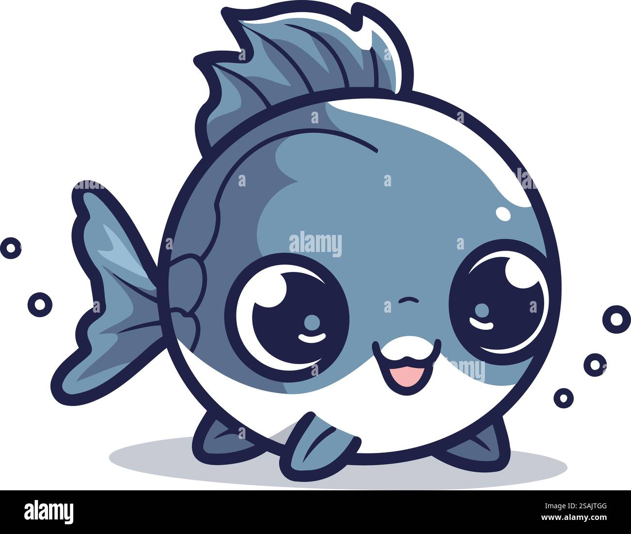 Fish character design hi-res stock photography and images - Alamy