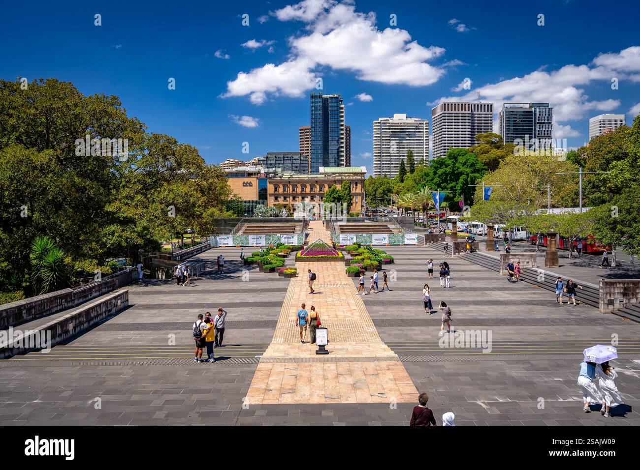 Sydney, NSW, Australia - Square in front of the Saint Mary's Cathedral ...