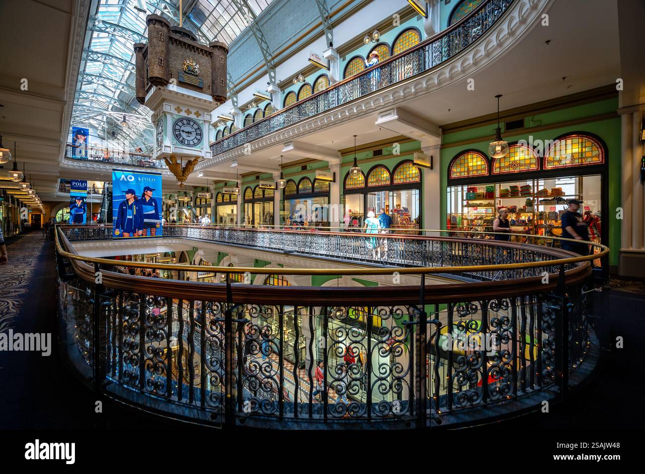 Sydney, NSW, Australia - Historical Queen Victoria shopping mall ...