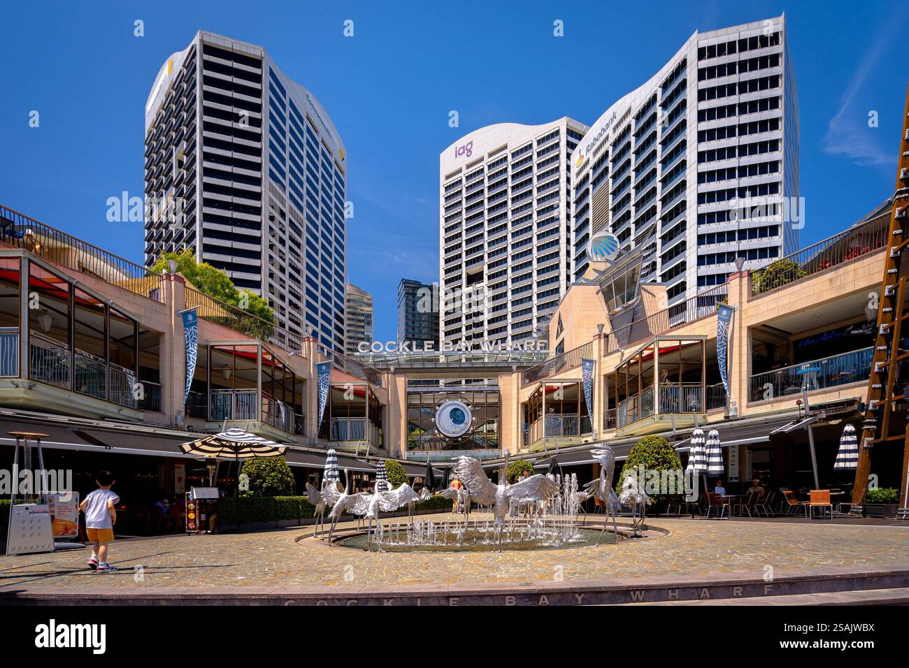 Sydney, NSW, Australia - Cockle Bay Whare restaurant precinct in ...