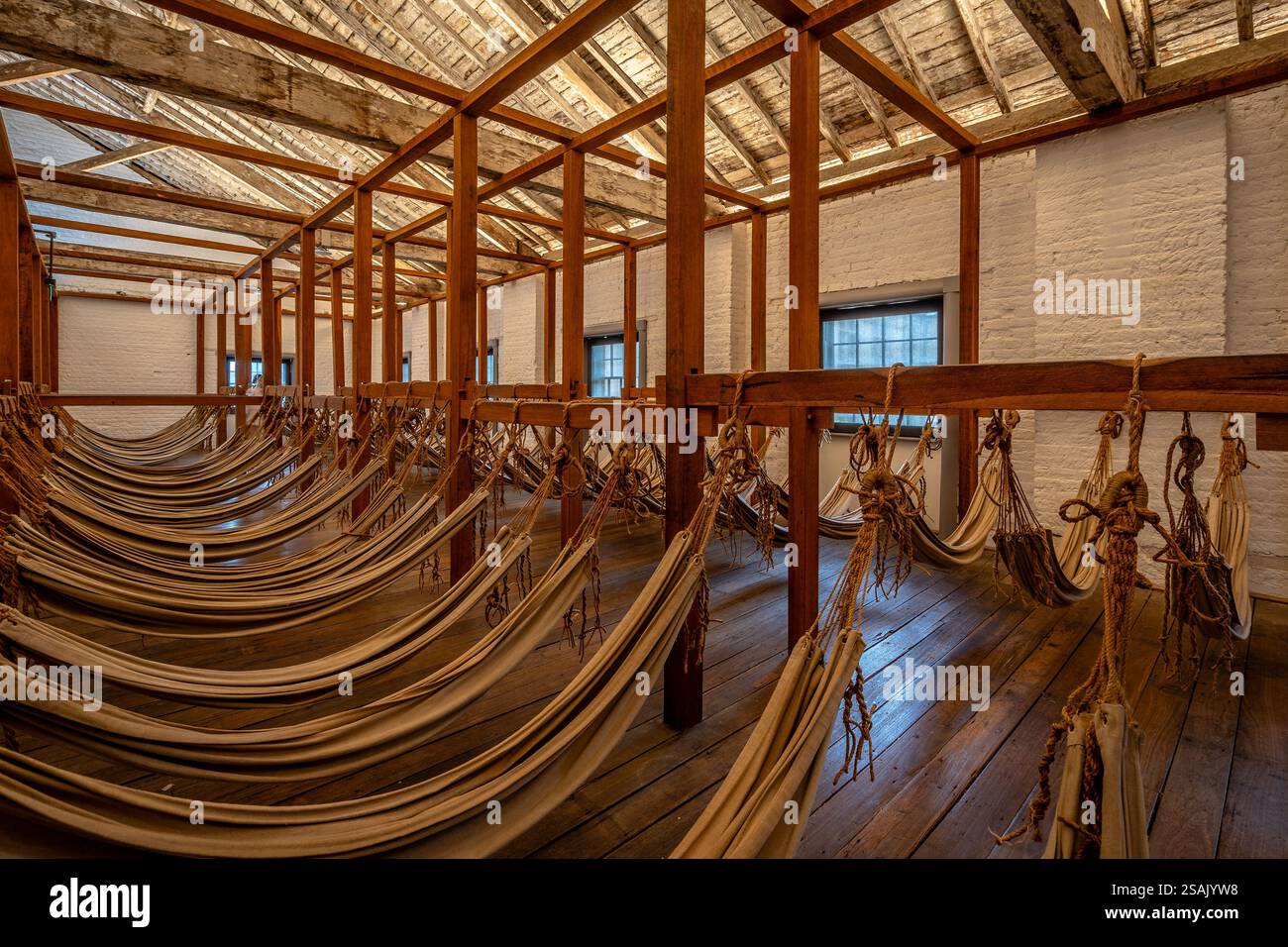 Sydney, NSW, Australia - Historical Hyde Park Barracks interior Stock ...