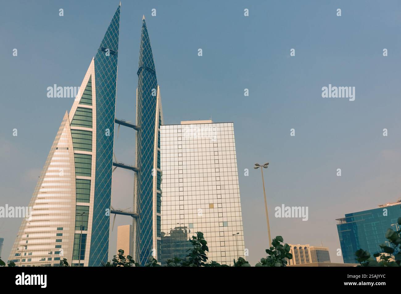 Bahrain World Trade center building in Manama Bahrain Stock Photo - Alamy