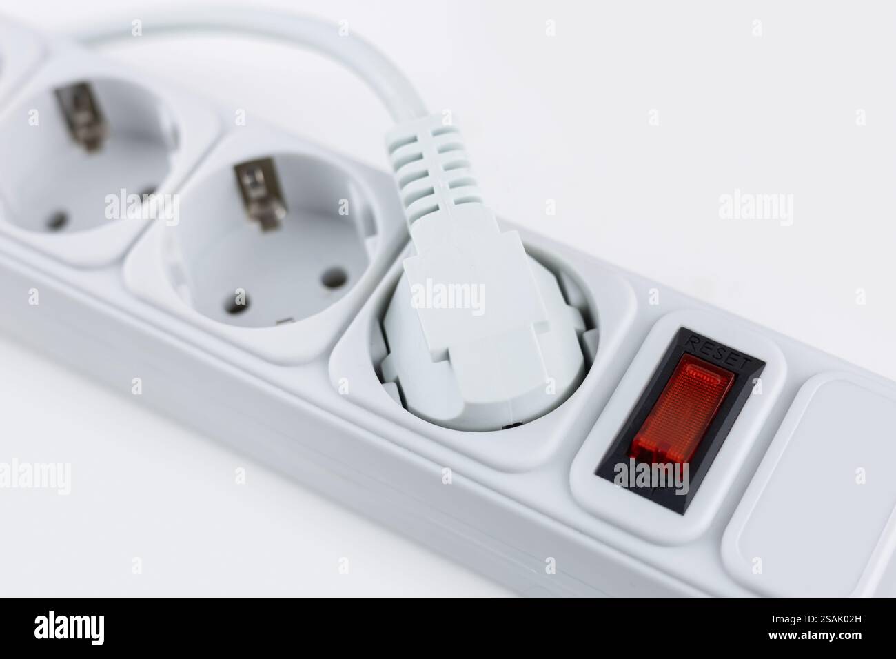 surge protector with electrical sockets Stock Photo - Alamy