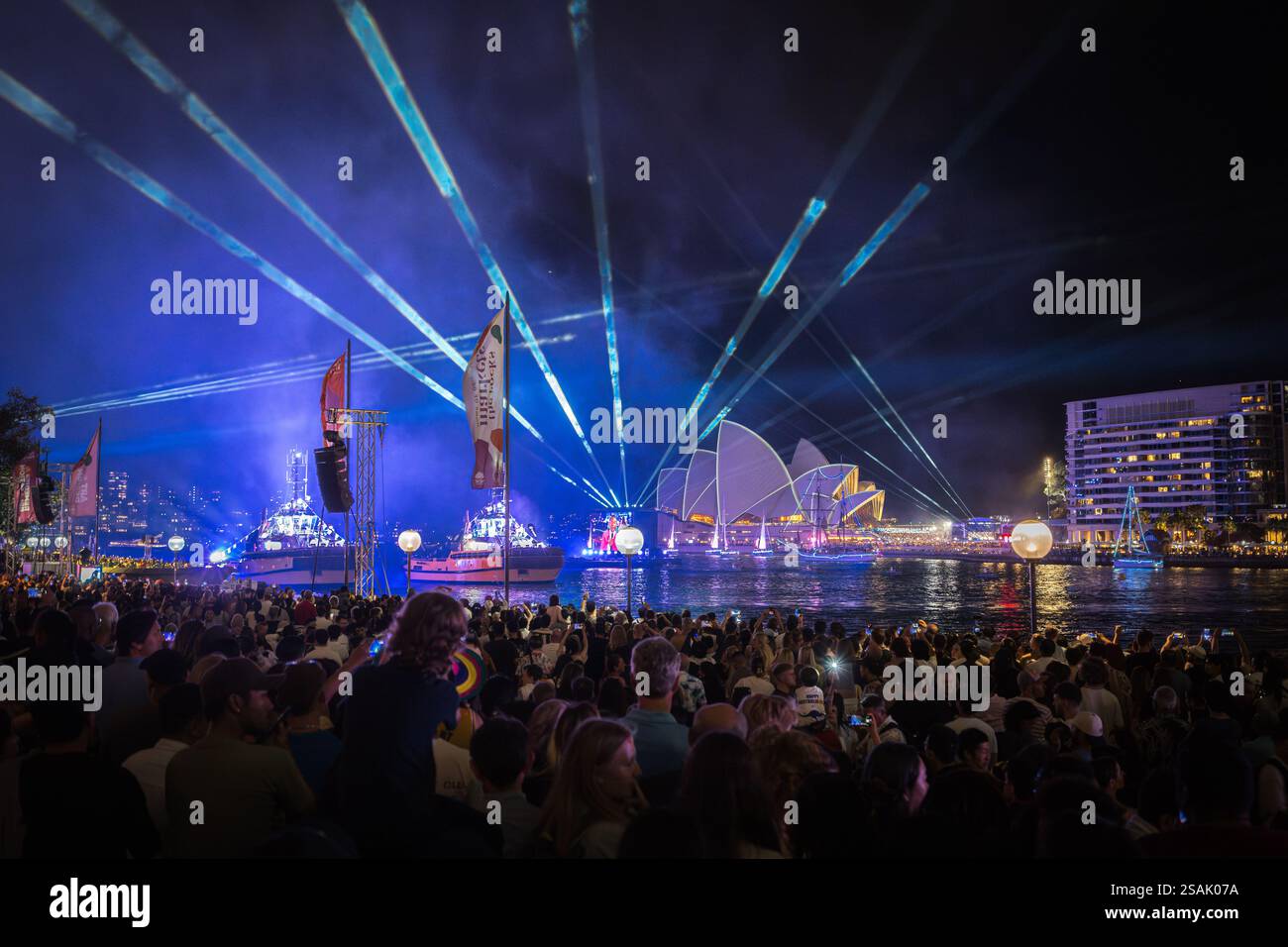 Sydney, NSW, Australia - Sydney Opera House illuminated during ...