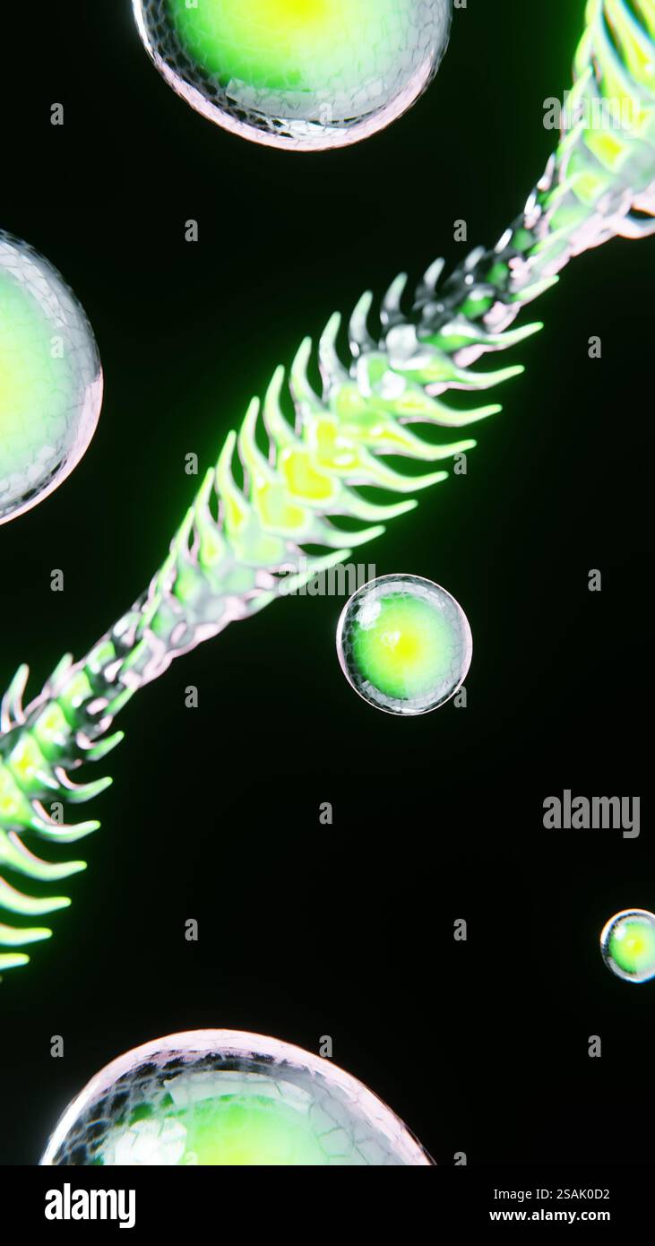 Abstract 3D tribal vertical wallpaper scale snake vertebrate DNA ...