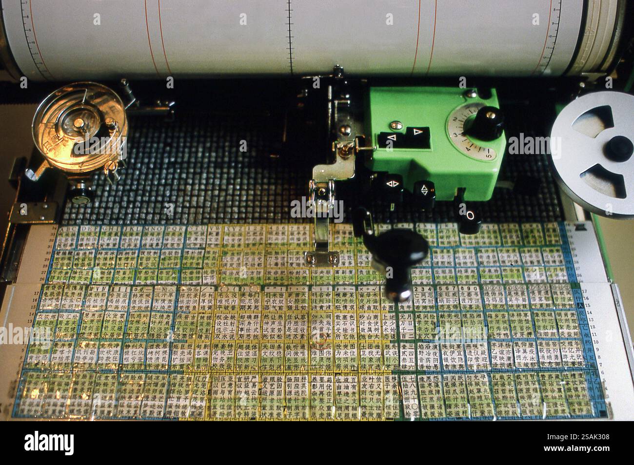 Chinese typewriter in Guanzhou China in 1985 Stock Photo - Alamy