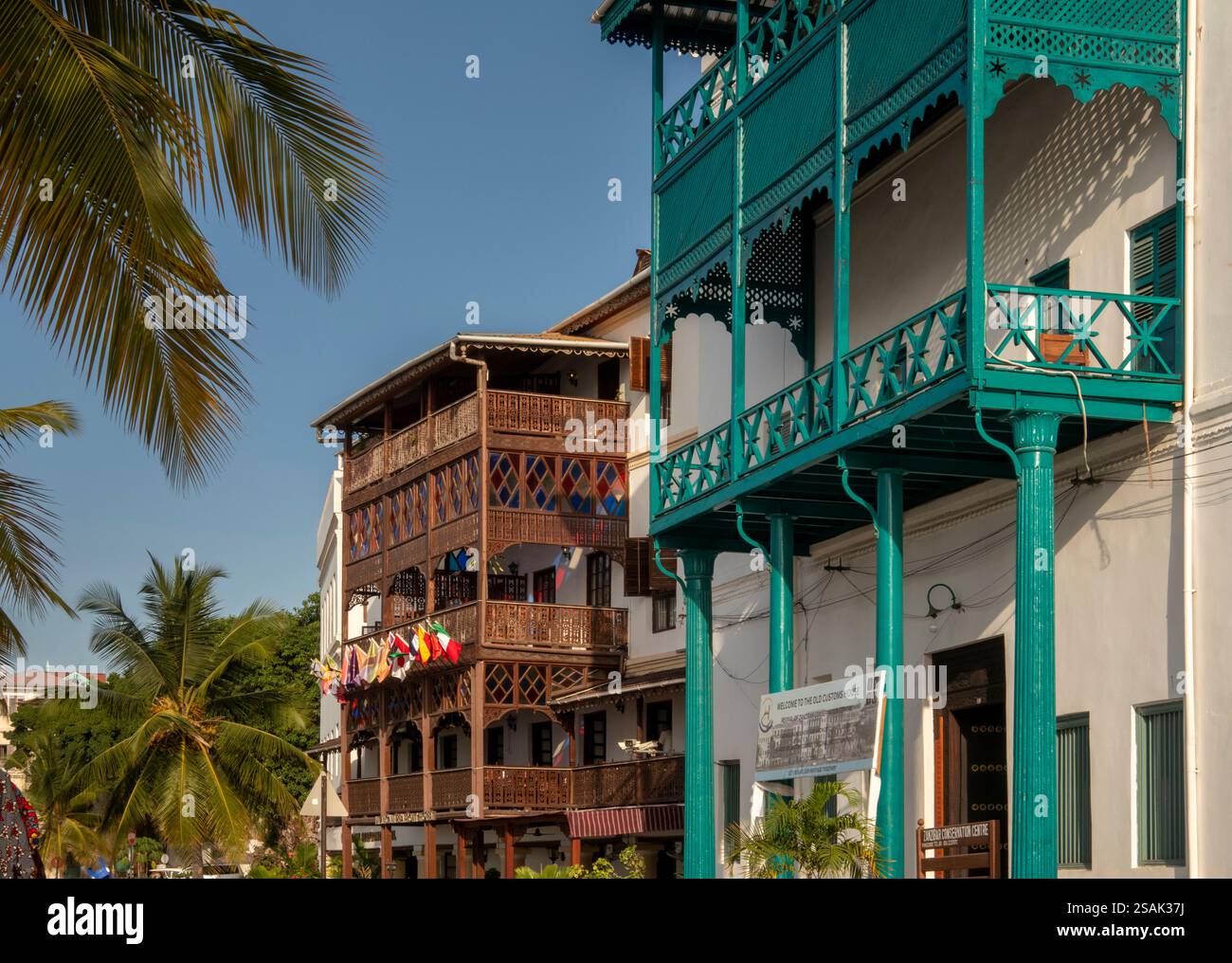 Africa Tanzania, Zanzibar, Stonetown, seafront, Old Custom House ...