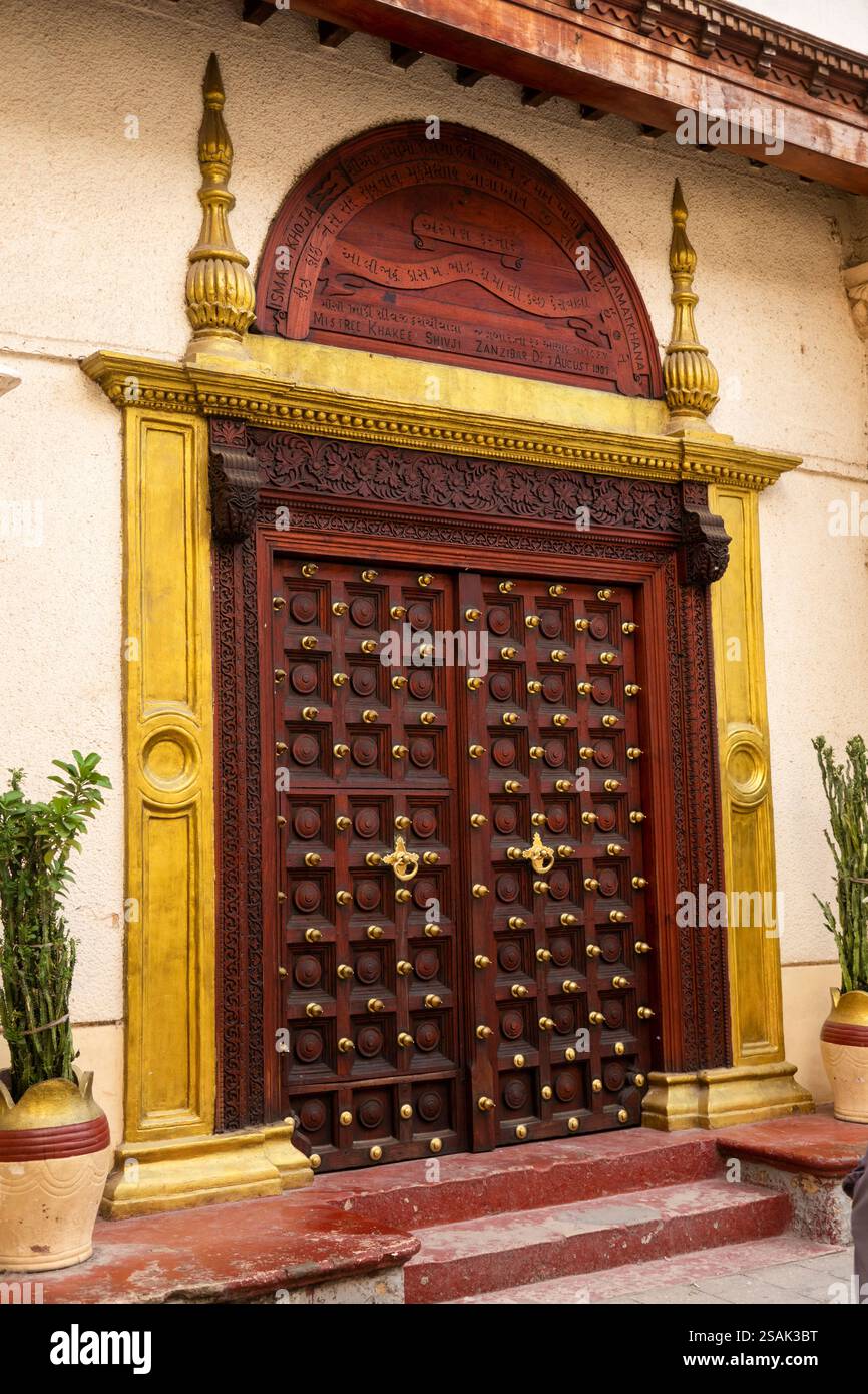 Africa Tanzania, Zanzibar, Stonetown, old town, Aga Khan Jamat Khanna ...