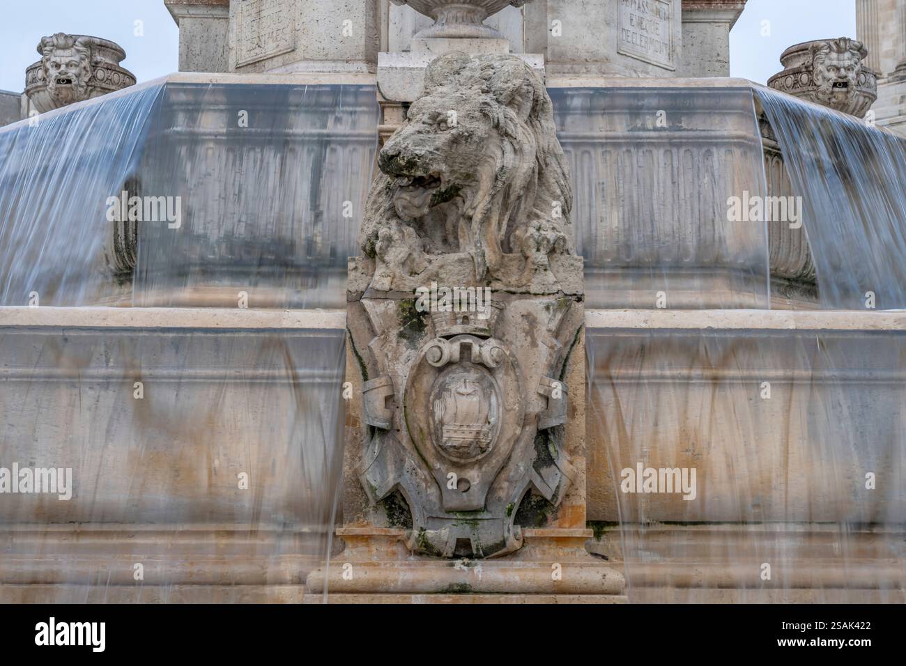 Paris, France - 12 14 2024: Saint-Germain-des-Pres district. Water ...