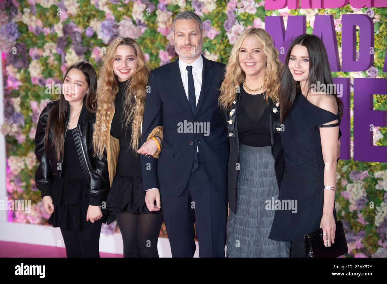 London, UK. 29 Jan, 2025. Pictured: Director Michael Morris and family ...