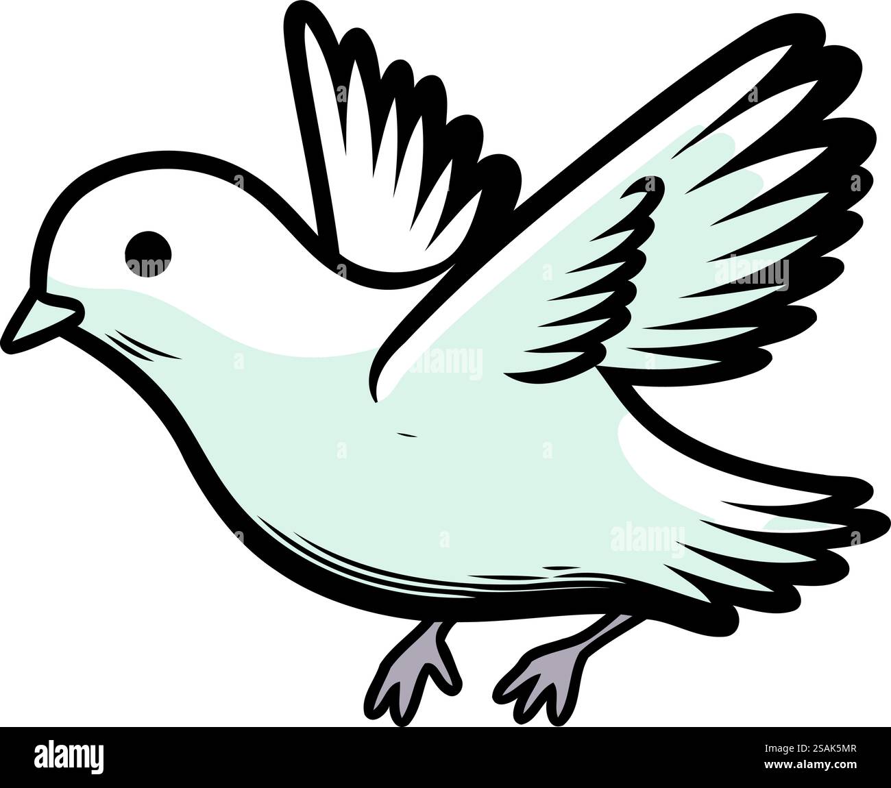 White dove design hi-res stock photography and images - Alamy