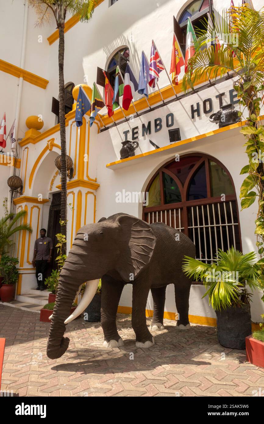 Africa, Tanzania, Zanzibar, Stonetown, Shangani Street, international ...