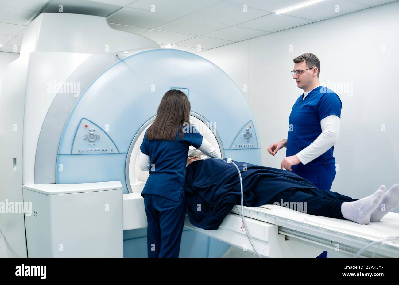 Medical scientific hospital laboratory meeting: Diverse team of ...