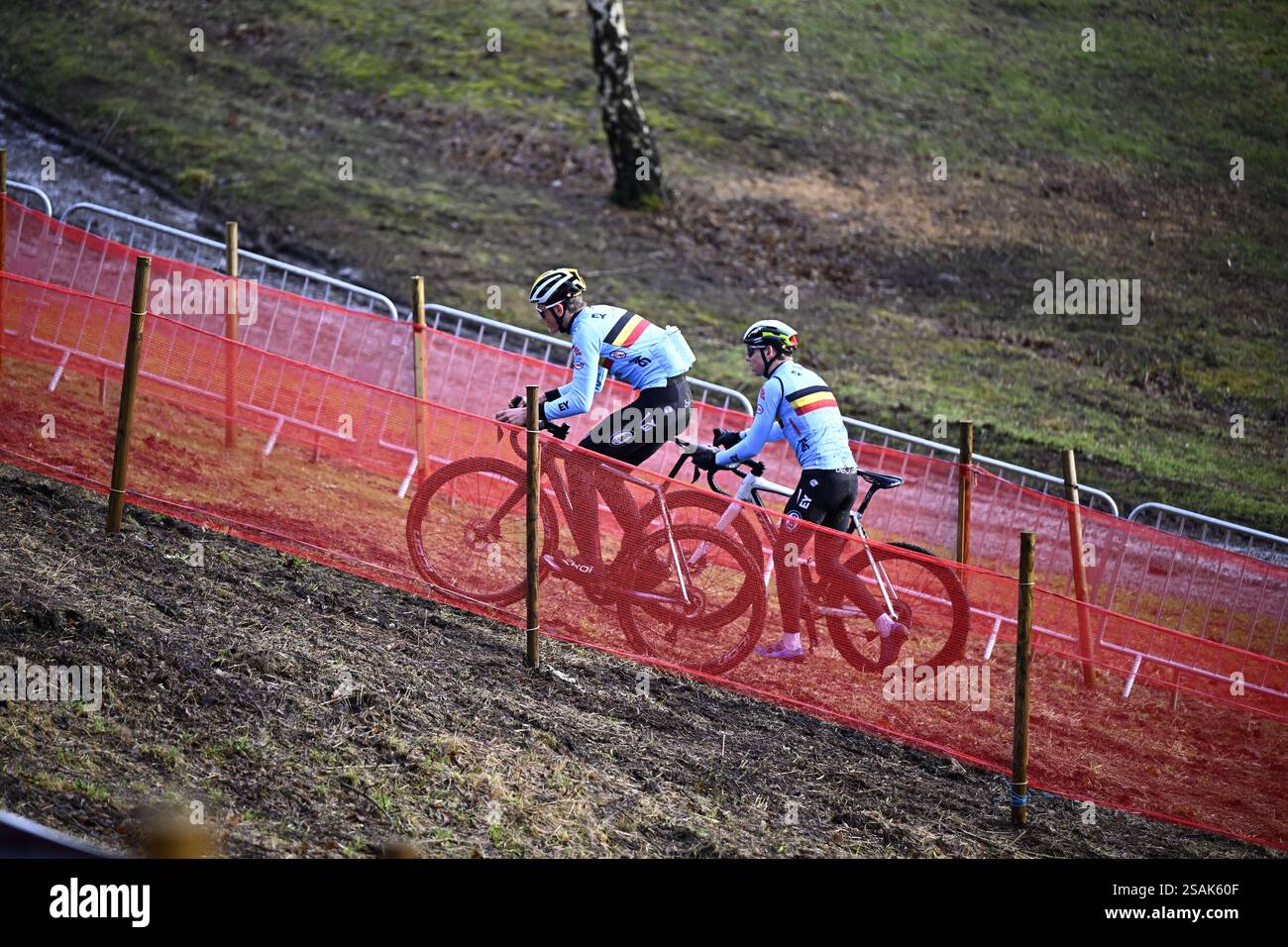 a training session ahead of the cyclocross World Championship, in ...