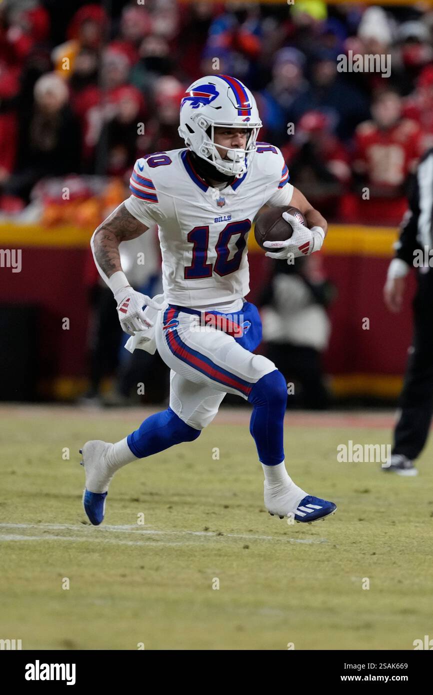 Buffalo Bills wide receiver Khalil Shakir runs during an AFC ...