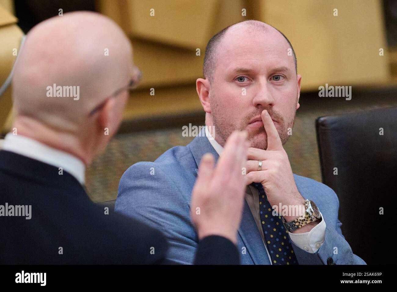 Edinburgh Scotland, UK 30 January 2025. Cabinet Secretary for Health ...