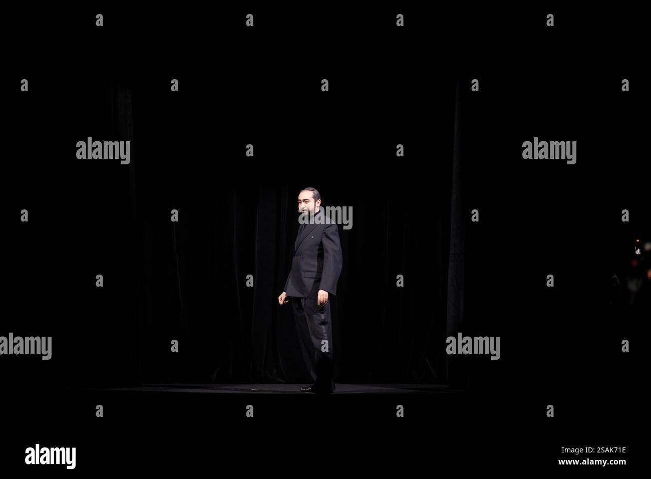 Paris, France. 30th Jan, 2025. Mohammed Ashi during the Ashi Studio ...