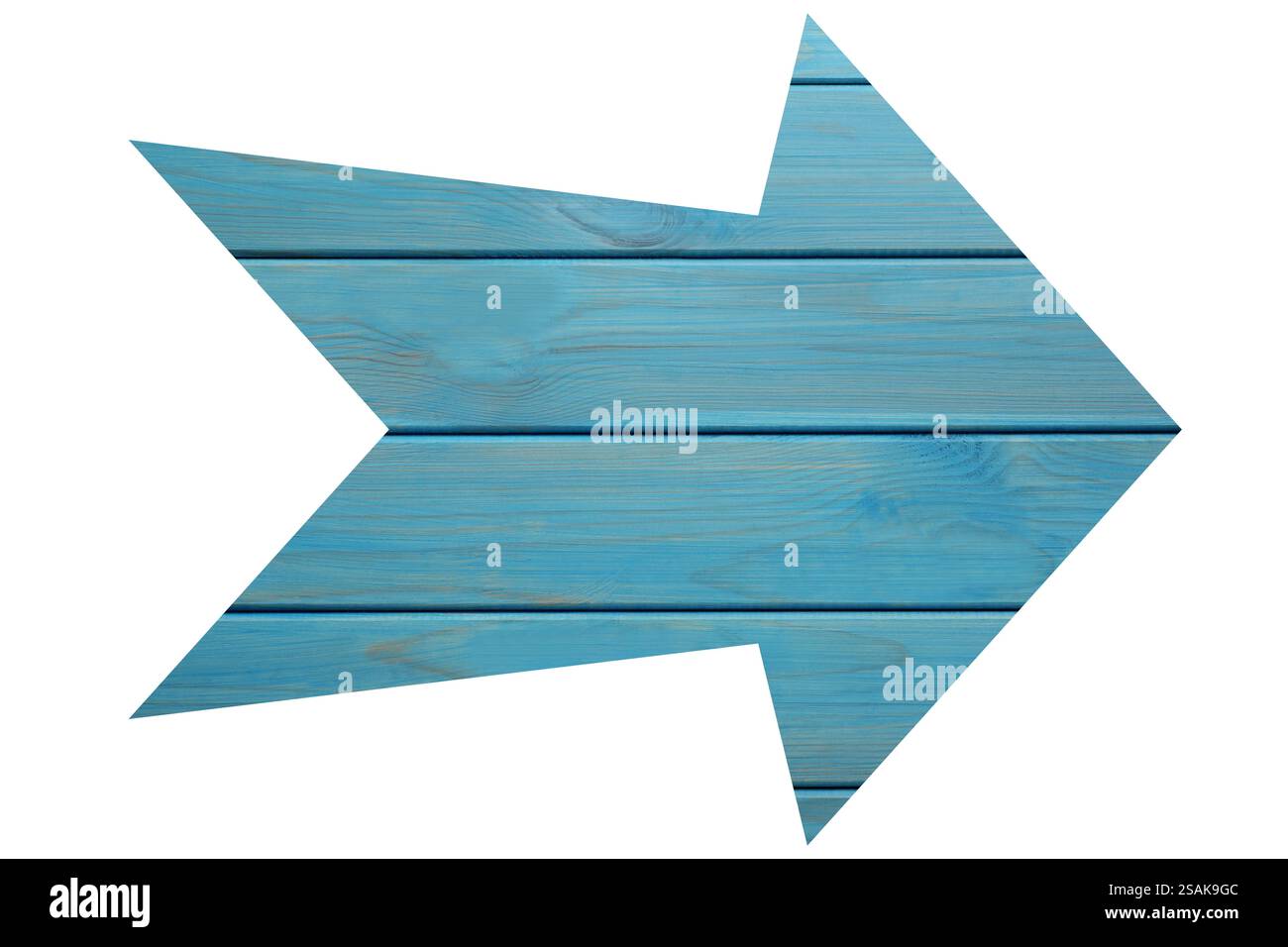 Arrow with light blue wooden texture isolated on white Stock Photo - Alamy