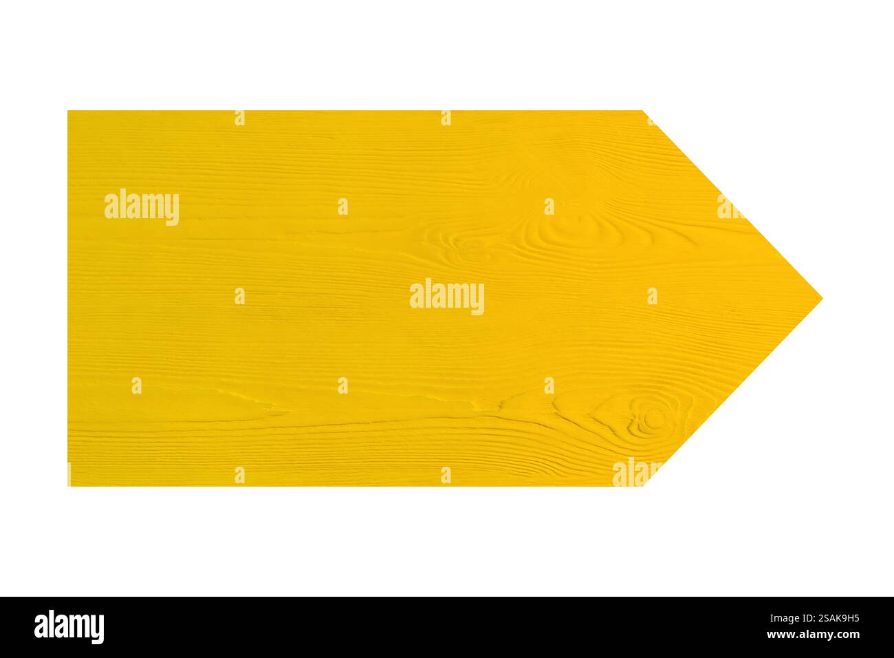 Arrow yellow wooden texture Cut Out Stock Images & Pictures - Alamy