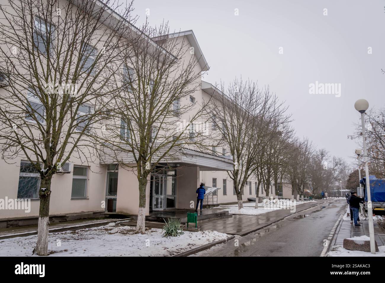 The Budyonnovsk hospital buildings used hostage crisis in 1995 when the ...