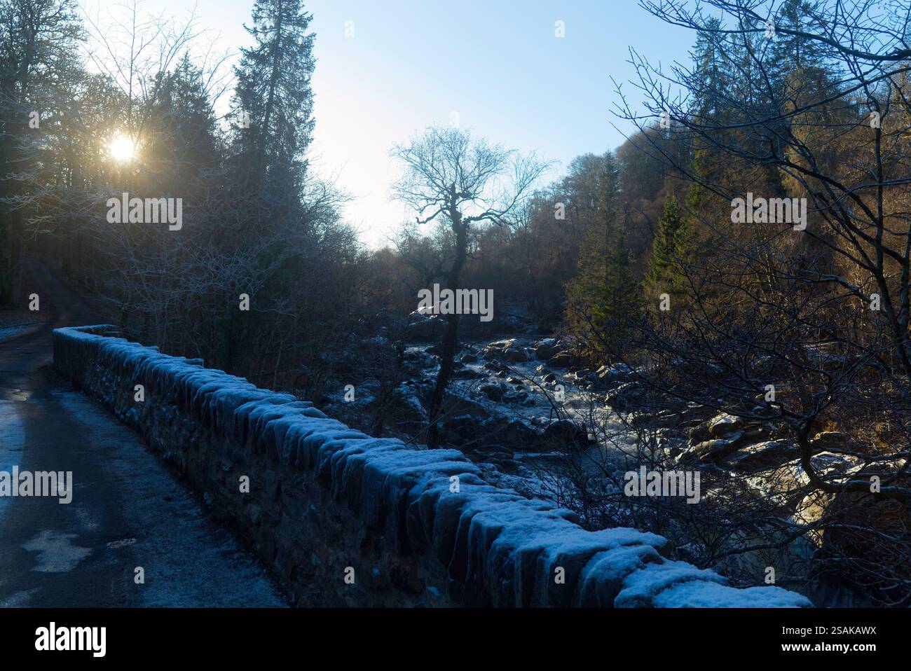 Braan rumbling bridge hi-res stock photography and images - Alamy