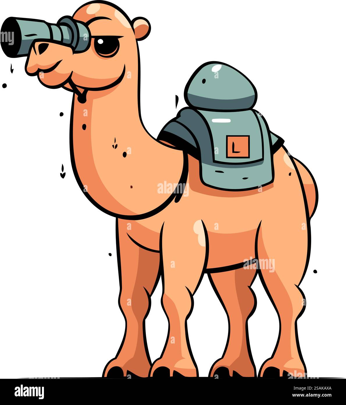Camel in zoo Cut Out Stock Images & Pictures - Alamy