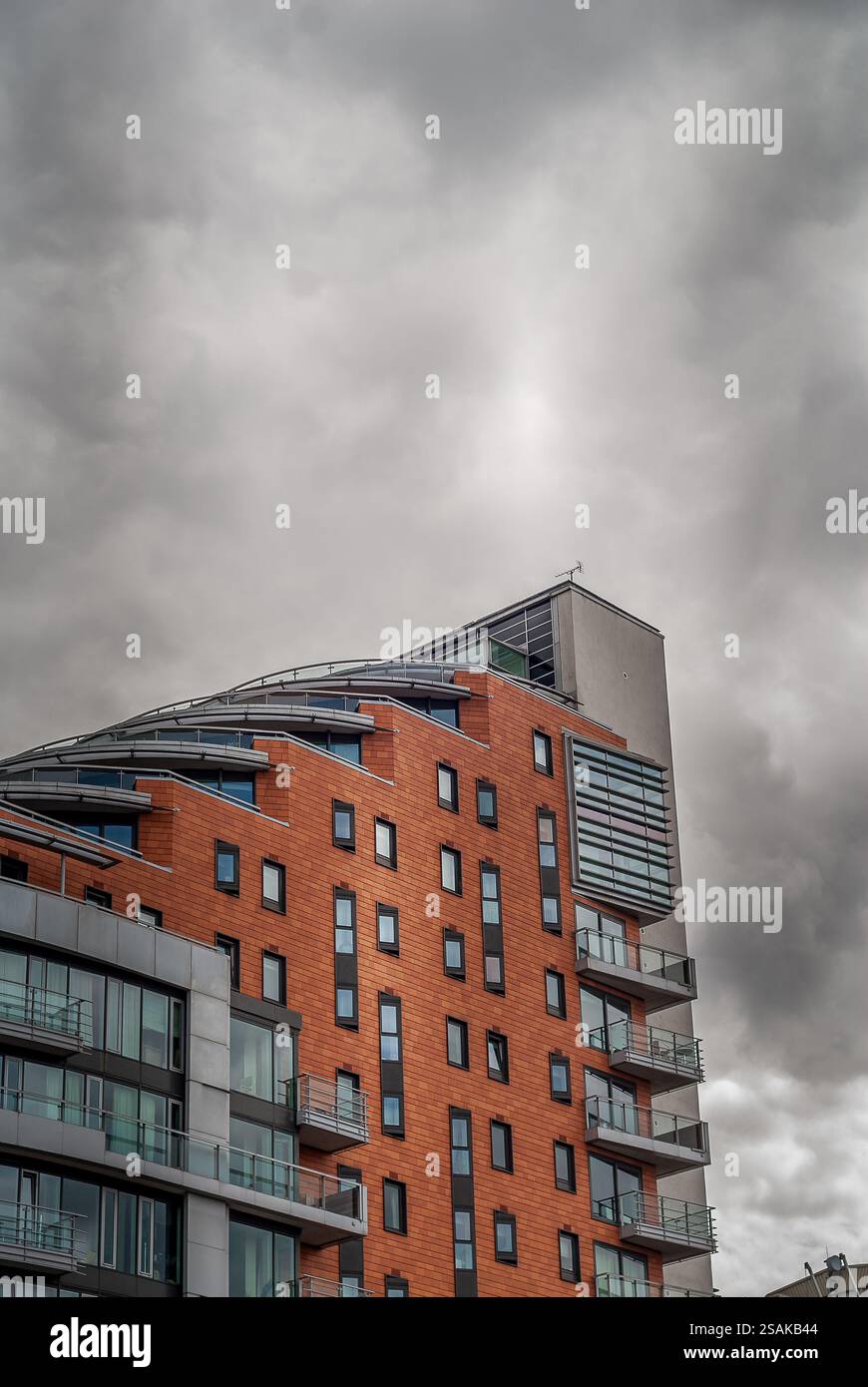 Modern Riverside Architecture and Urban Landscape in London Stock Photo ...