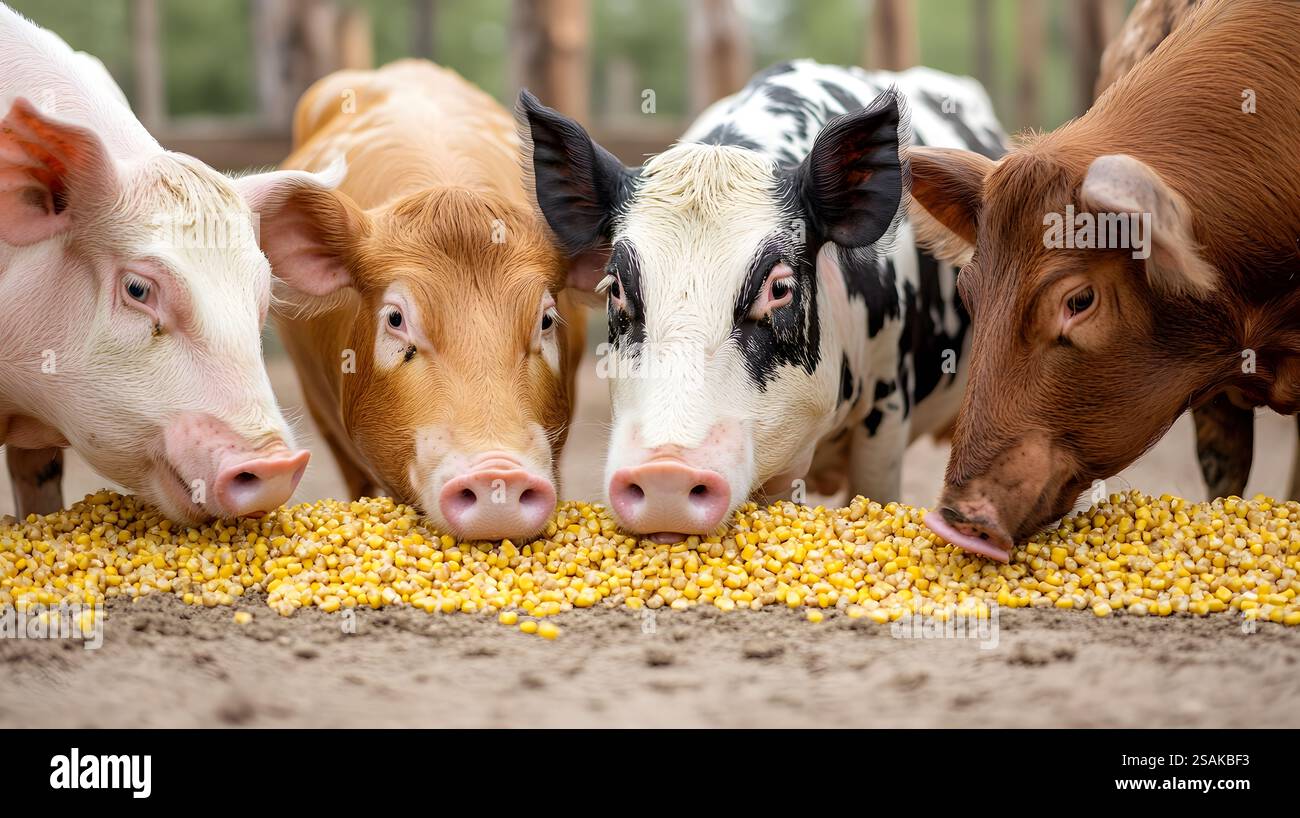 Farm Animals Eating Corn What Do Cows Eat? Drink Milk.com