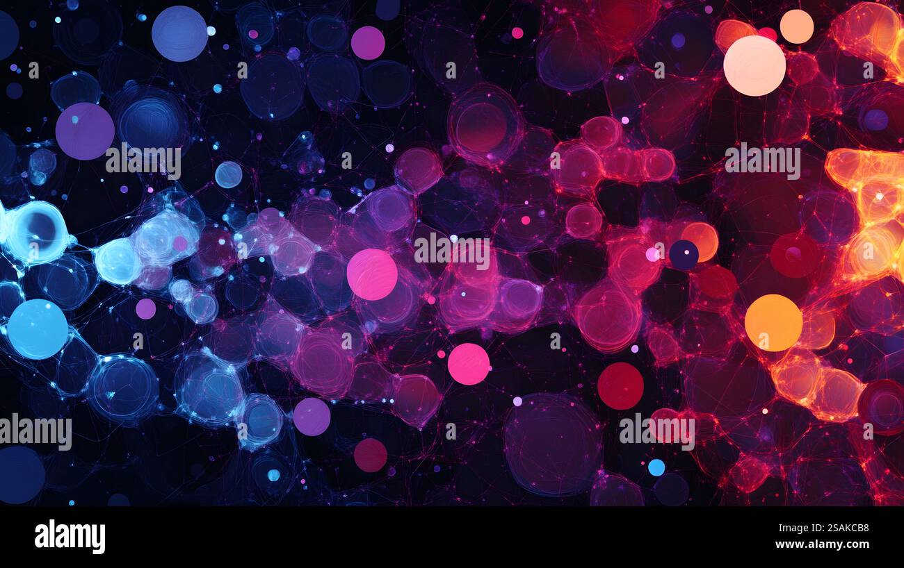 Digital visualization showcasing the intricate web of interconnected trust factors,represented ...