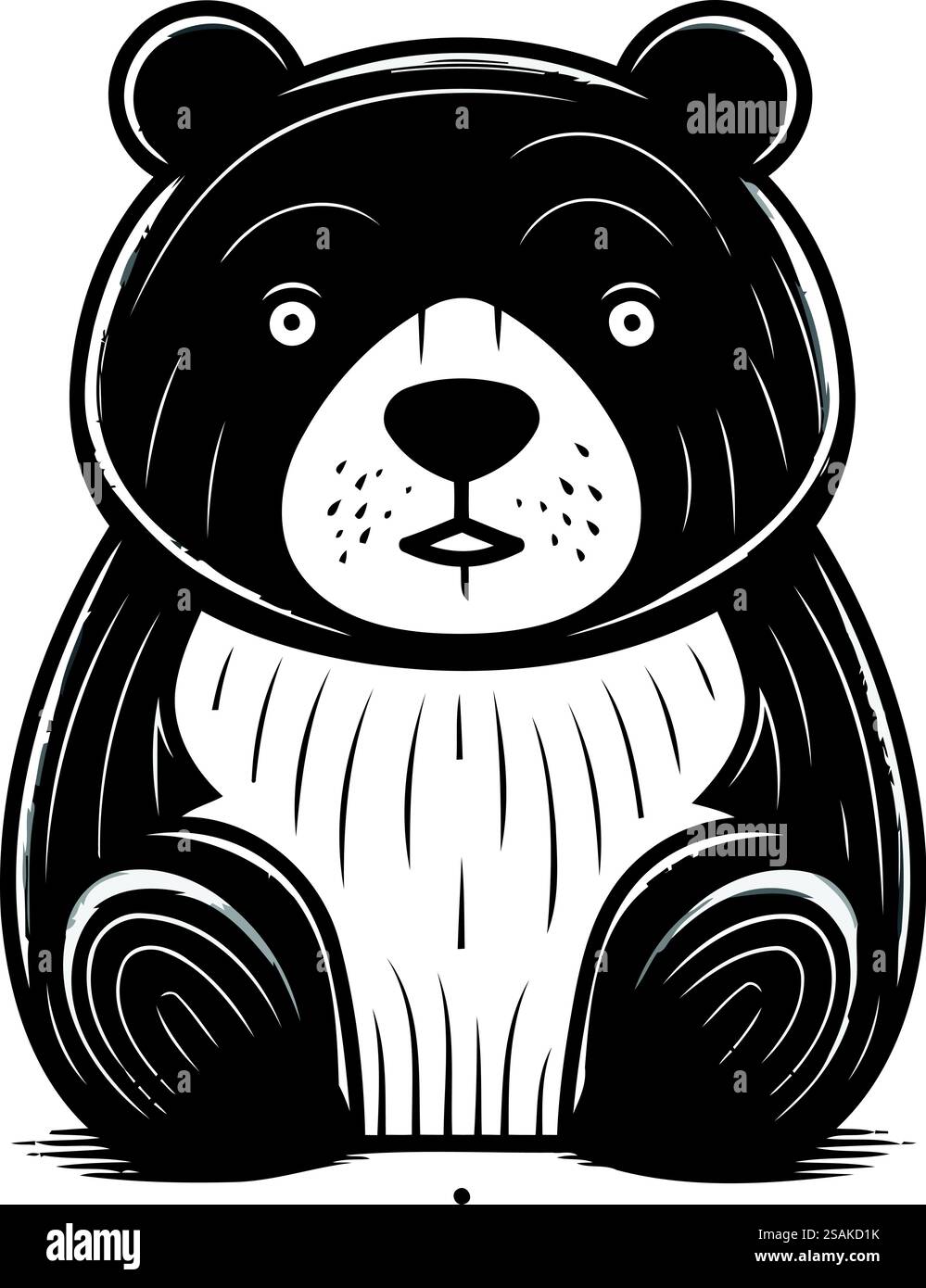 Funny bear t shirt Stock Vector Images - Alamy