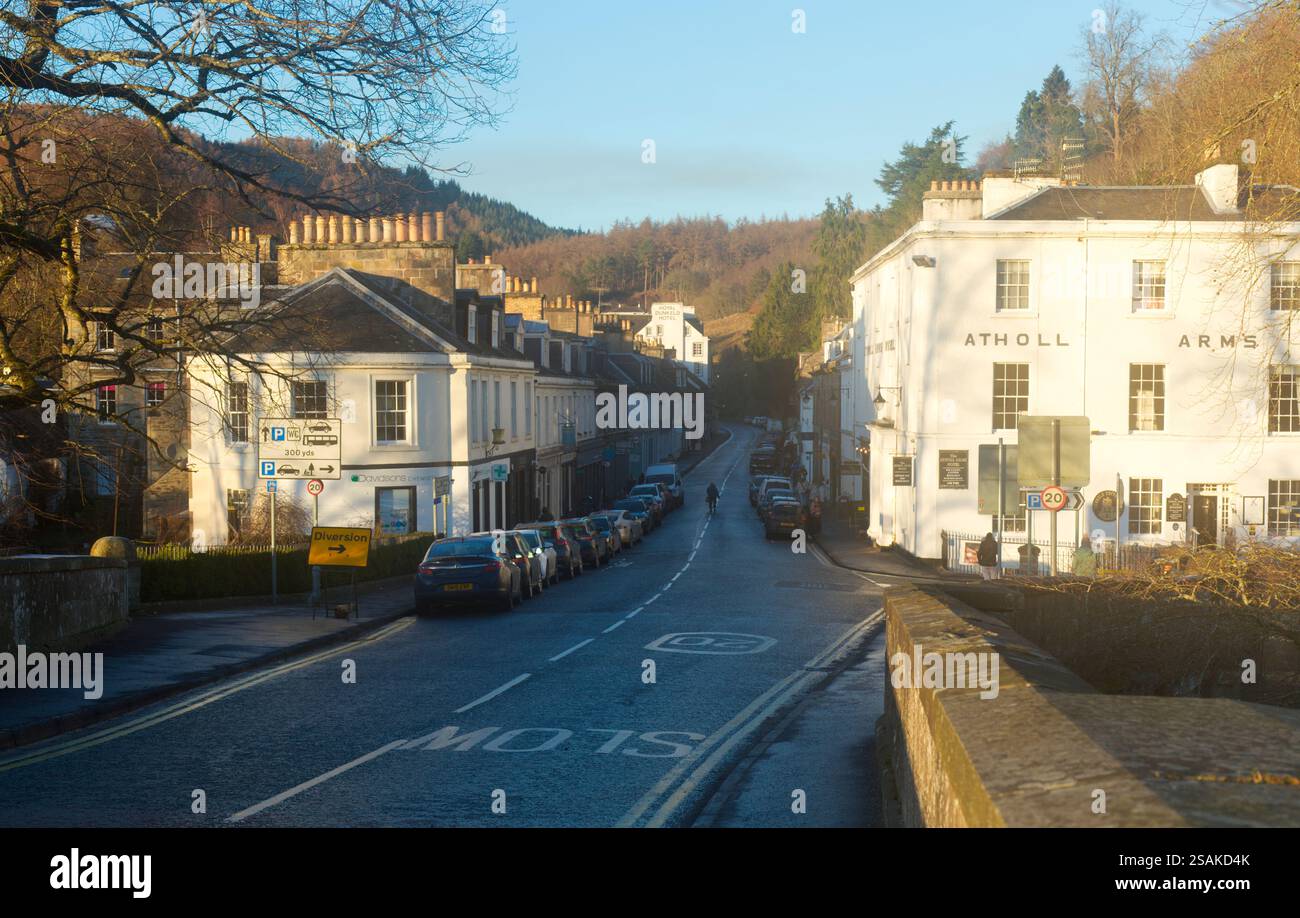 Dunkeld village, Perthshire Stock Photo - Alamy