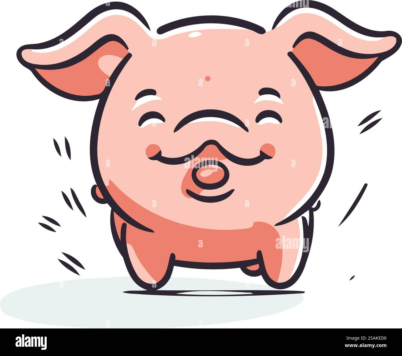 Porky isolated Stock Vector Images - Alamy