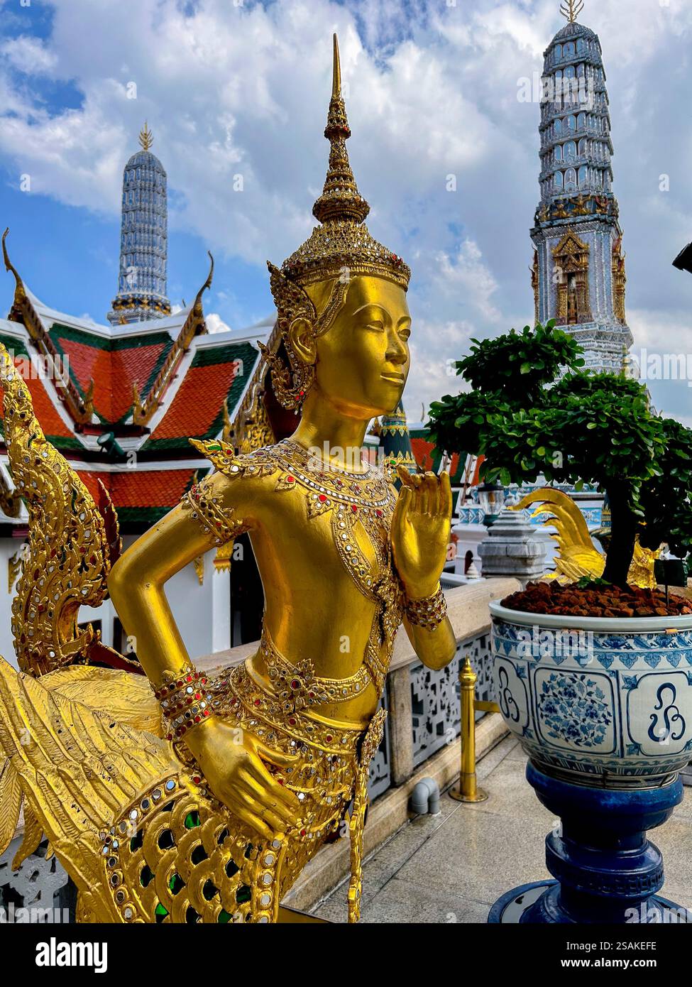 Bangkok, Thailand, Public Statues, Gods, on Display, Historic Monuments ...