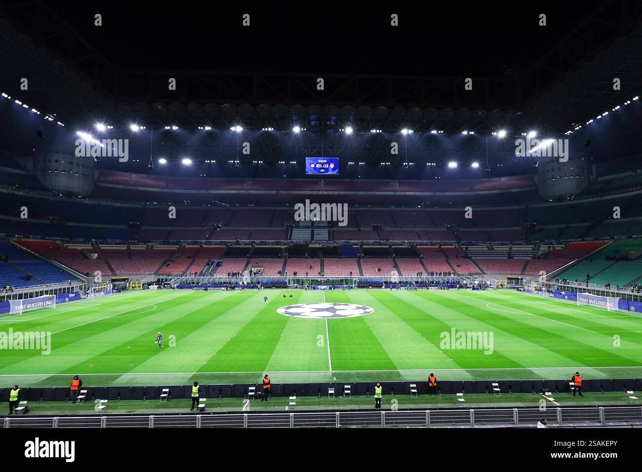 A general view inside the stadium during UEFA Champions League 2024/25 ...